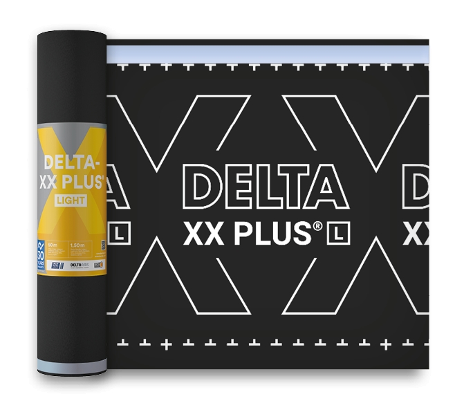 DELTA-XX PLUS LIGHT мембрана диффузионная 1.5x50м (75м2), рул. (Снято с ...
